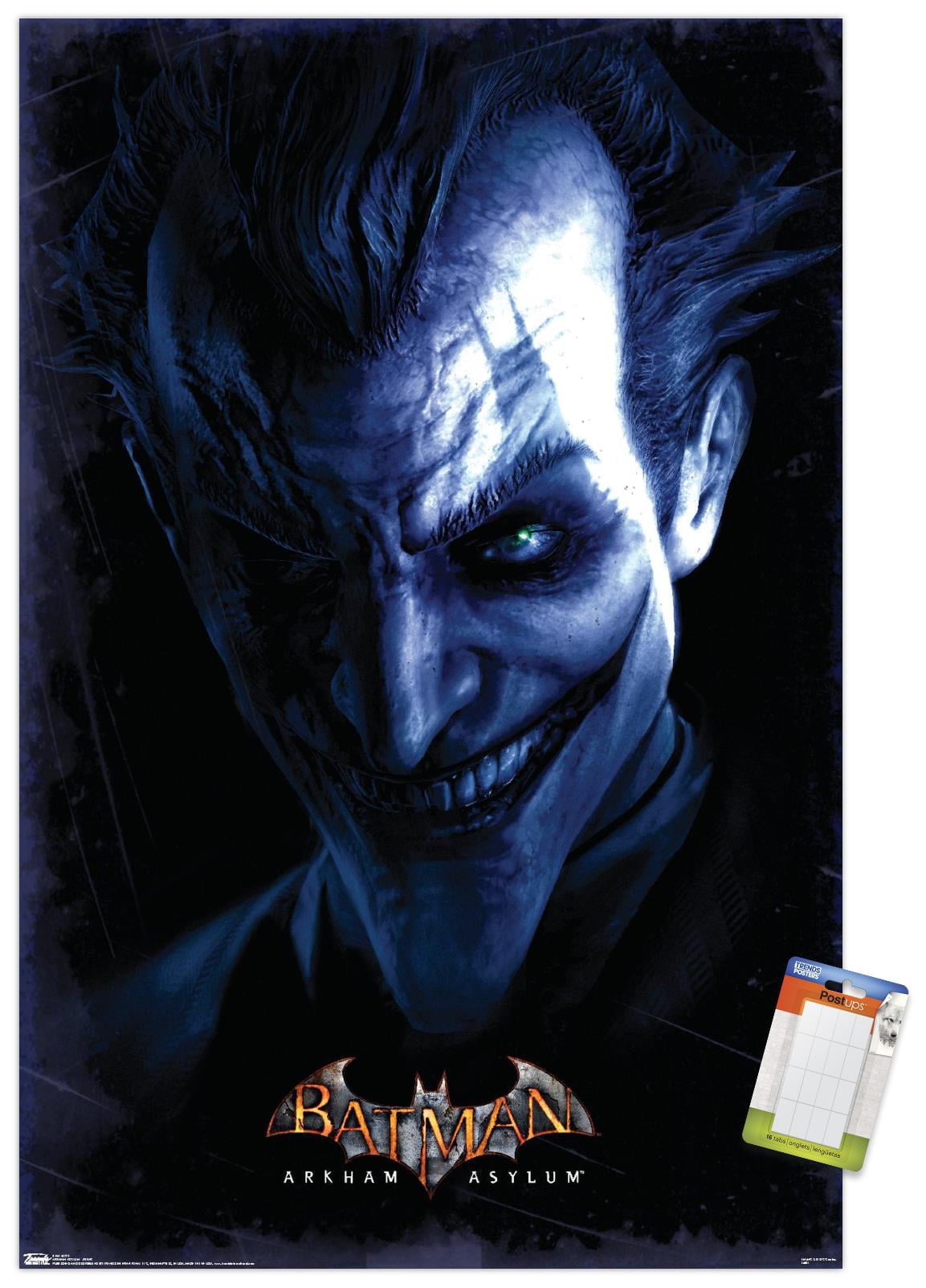 DC Comics Video Game - Arkham Asylum - Joker Wall Poster, 14.725" x 22. ...