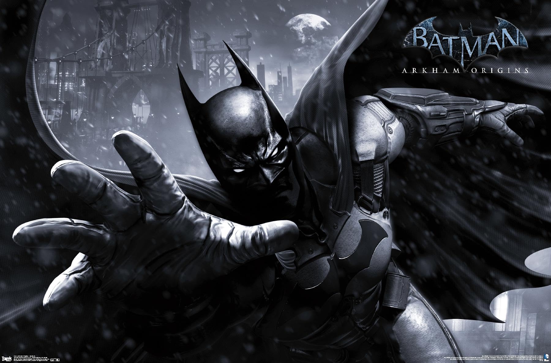 DC Comics Video Game - Arkham Origins - Batman Wall Poster, 14.725" x ...