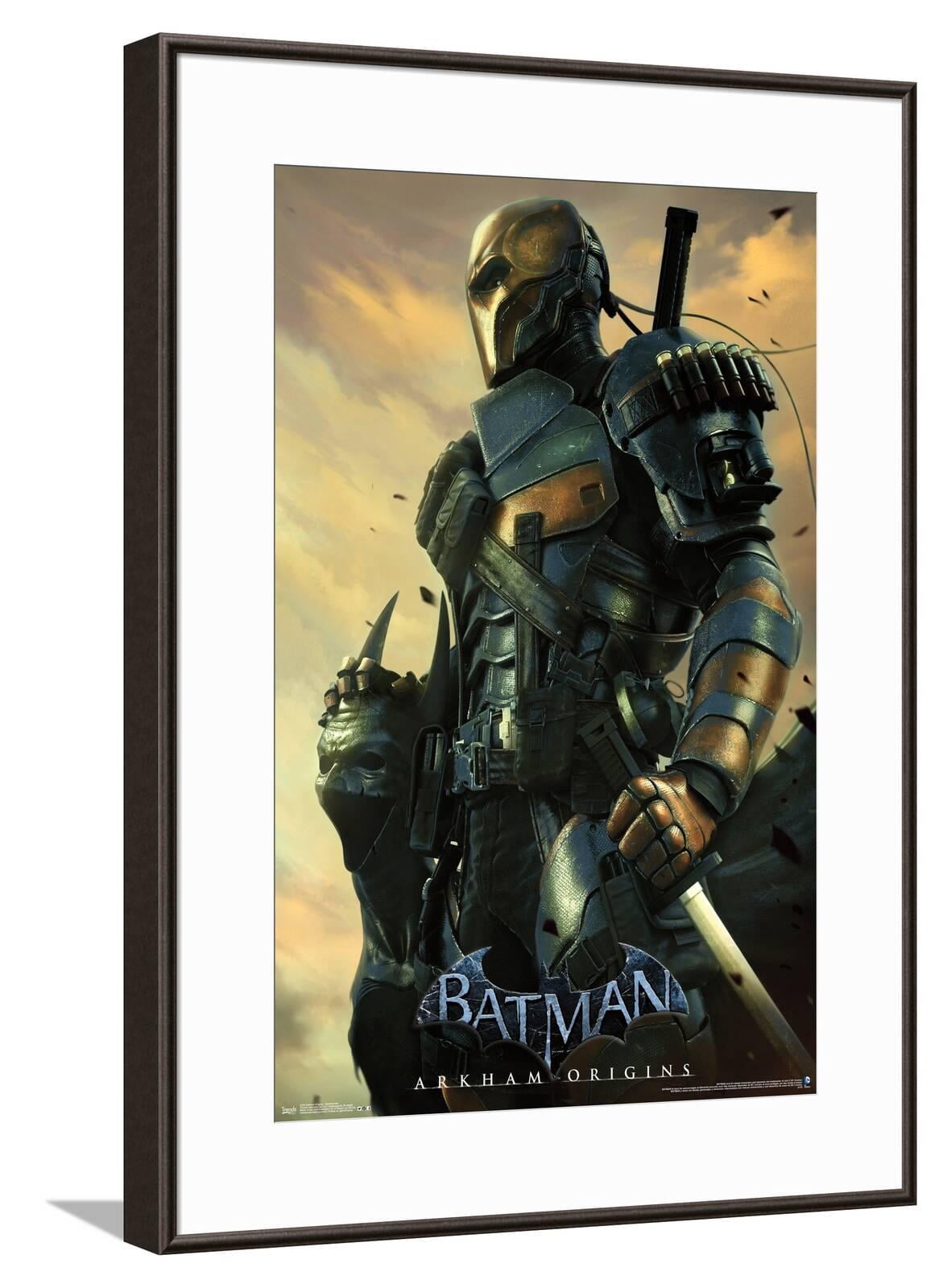 DC Comics Video Game Arkham Origins - Deathstroke Canvas Wall Poster ...