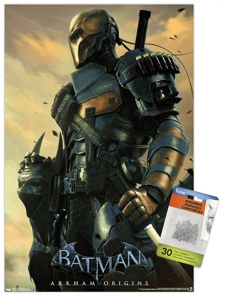 DC Comics Video Game - Arkham Origins - Deathstroke Wall Poster with ...