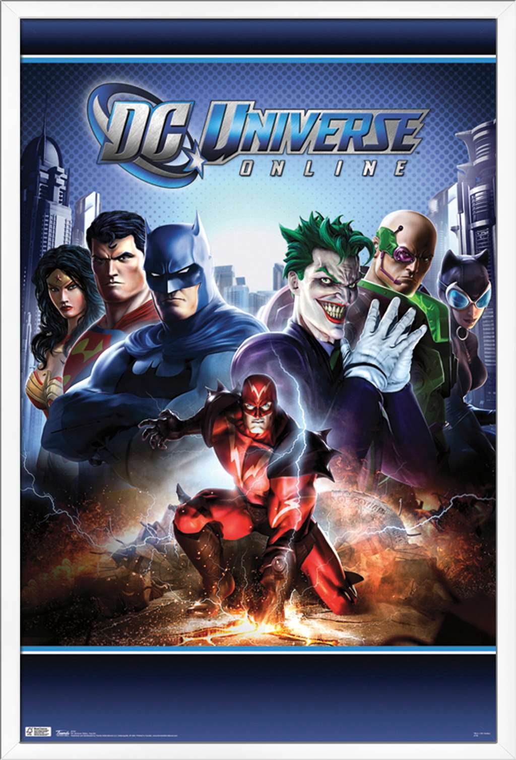DC Comics Video Game - DC Universe Online - Key Art Wall Poster, 22.375 ...