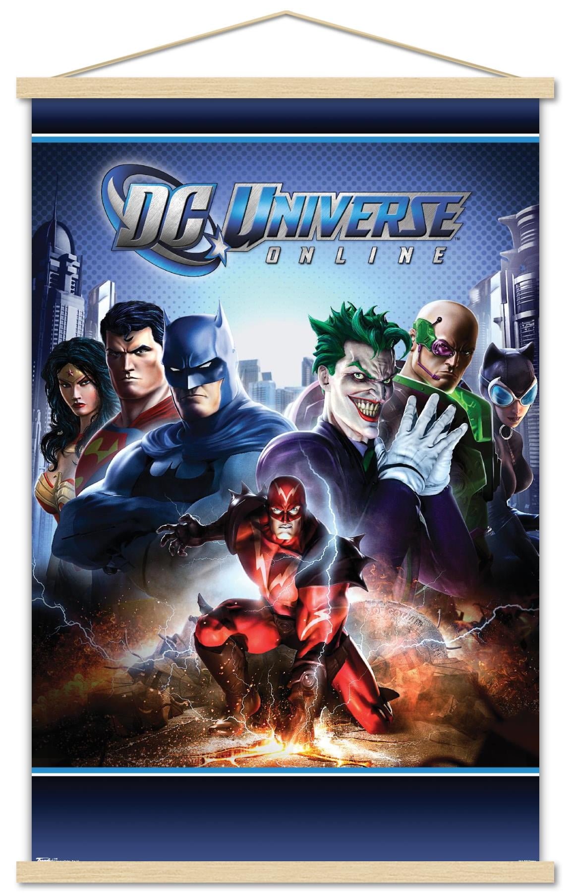 DC Comics Video Game - DC Universe Online - Key Art Wall Poster with ...