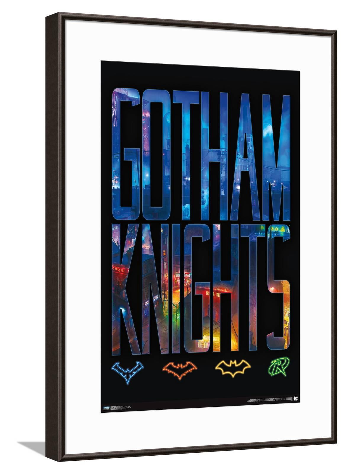 DC Comics Video Game Gotham Knights - Logos Canvas Wall Poster, 14.725 ...