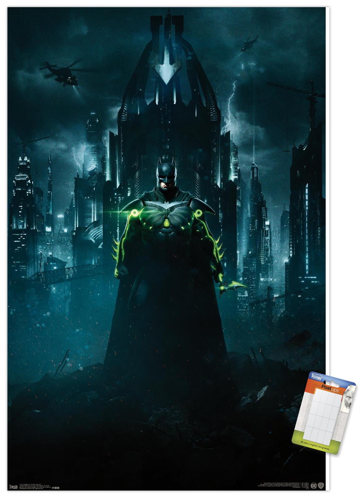 DC Comics Video Game - Injustice: Gods Among Us 2 - Batman Key Art Wall ...