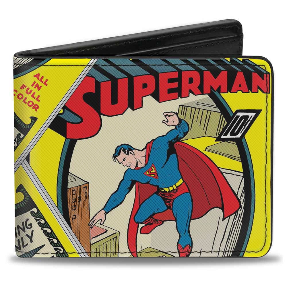 DC Comics Wallet, Bifold, Classic Superman Issue 1 Flying Cover Pose ...