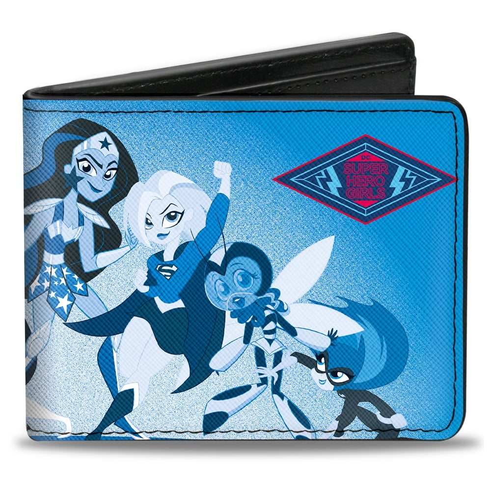 DC Comics Wallet, Bifold, DC Super Hero Girls Diamond Logo Character ...