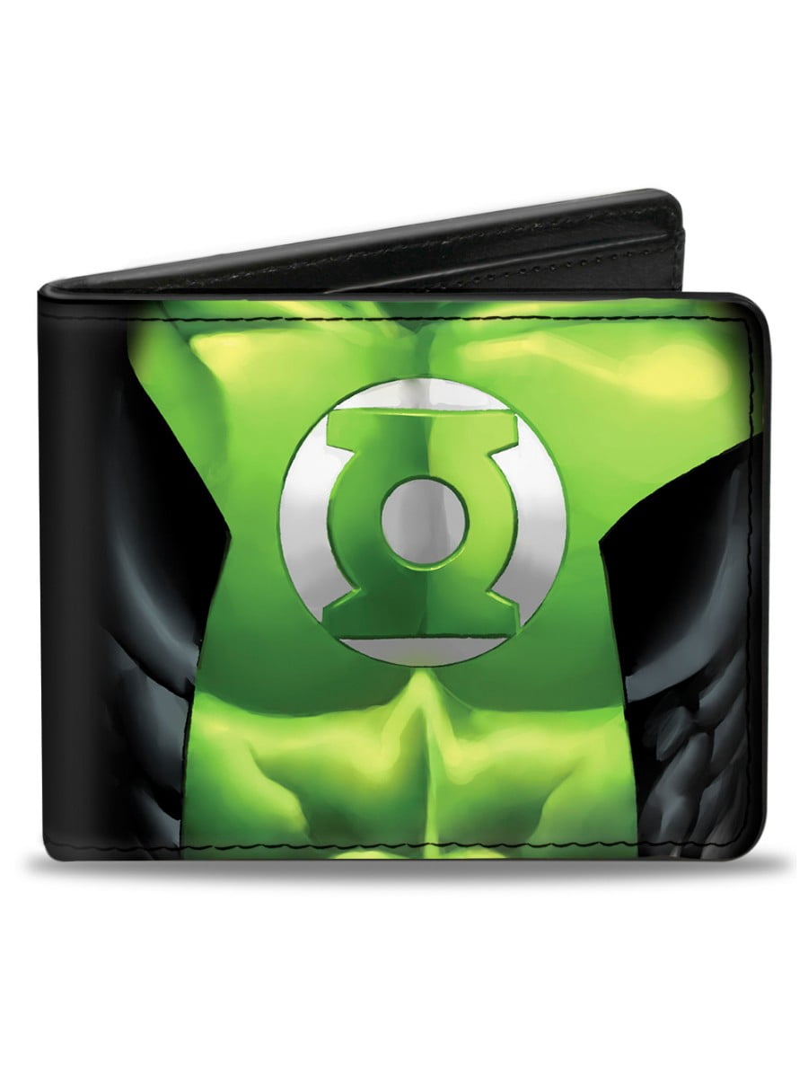 DC Comics Wallet, Bifold, Green Lantern Chest Logo, Vegan Leather ...