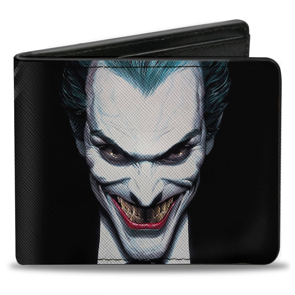 DC Comics Wallet, Bifold, Joker Smiling Batman Action Mythology ...