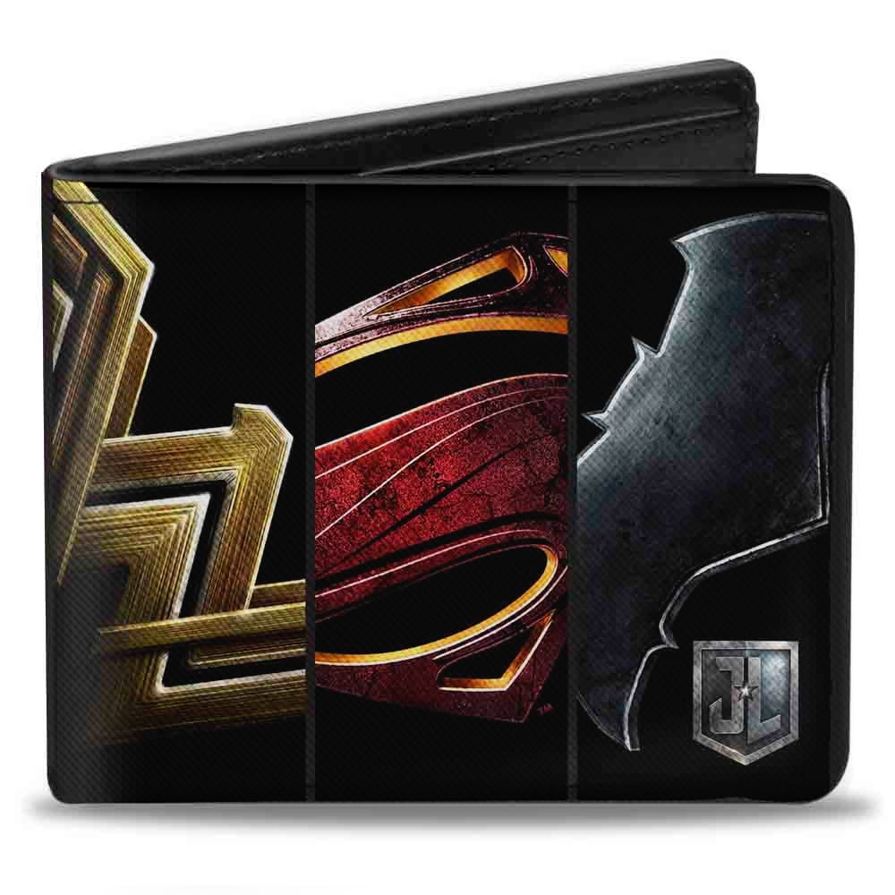 DC Comics Wallet, Bifold, Justice League 2017 Superhero Icon Blocks ...