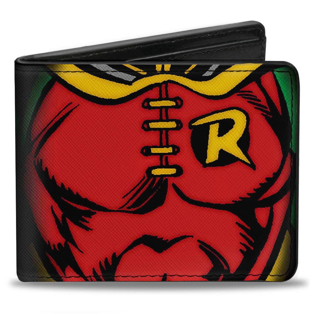 DC Comics Wallet, Bifold, Robin Chest Logo, Vegan Leather - Walmart.com