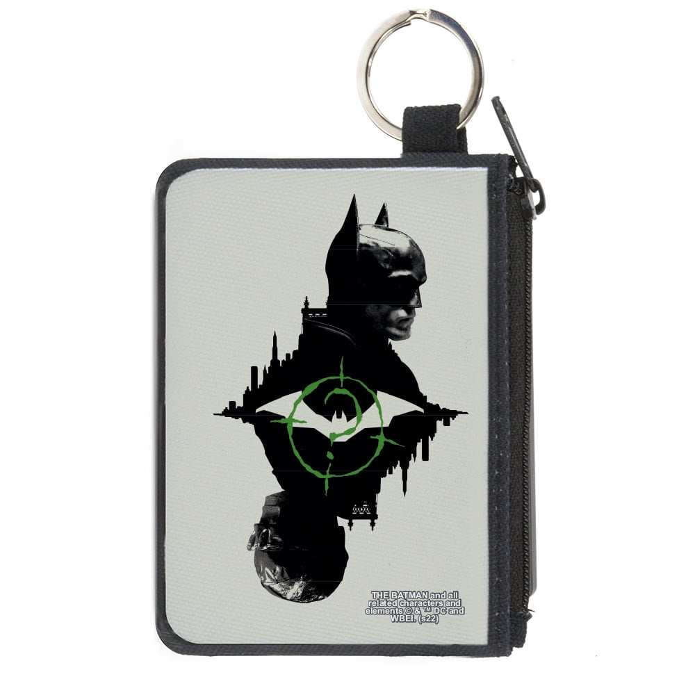 DC Comics Wallet, Coin Purse, The Batman Movie Batman and Riddler Poses ...