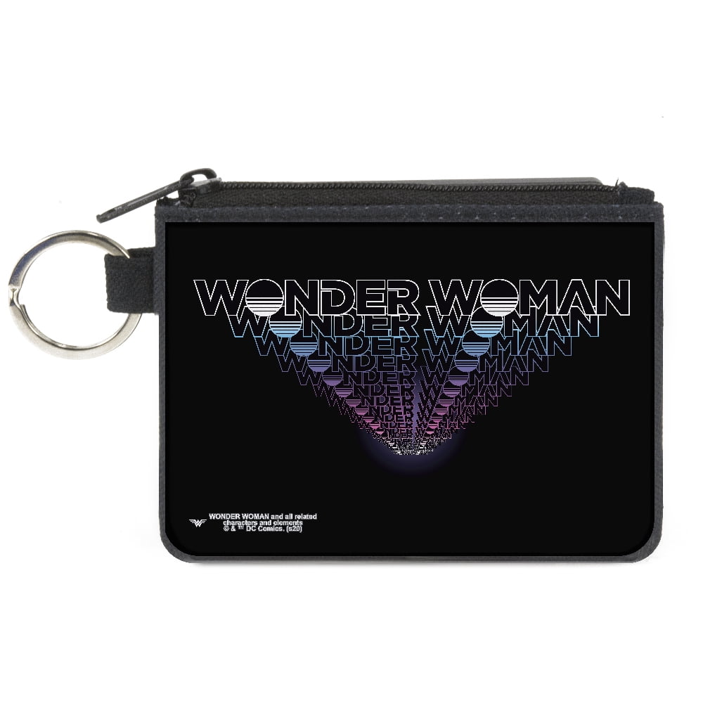 DC Comics Wallet, Coin Purse, Wonder Woman 1984 Text Infinity Repeat ...