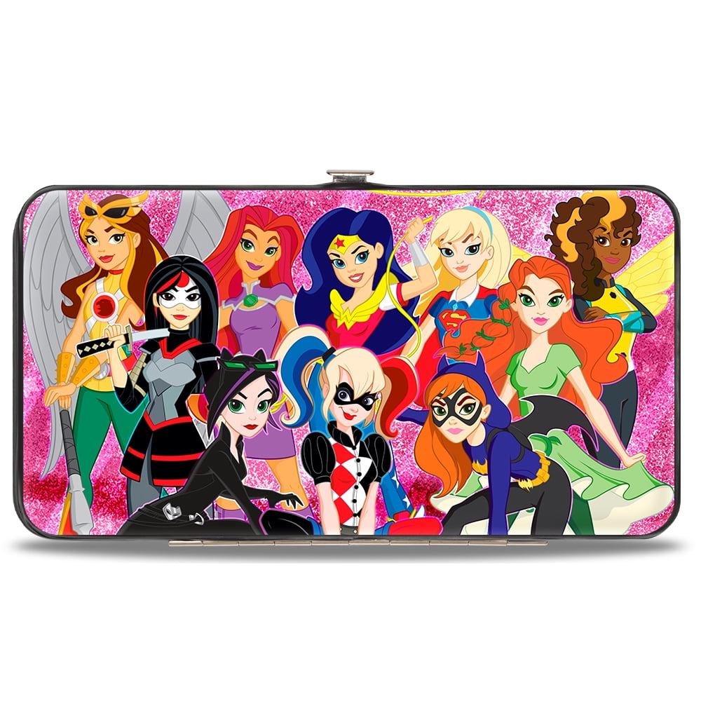 DC Comics Wallet, Hinged, DC Superhero Girls Character Group Pose Stars ...