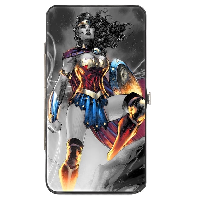 DC Comics Wallet, Hinged, Wonder Woman 75th Anniversary Comic Cover ...