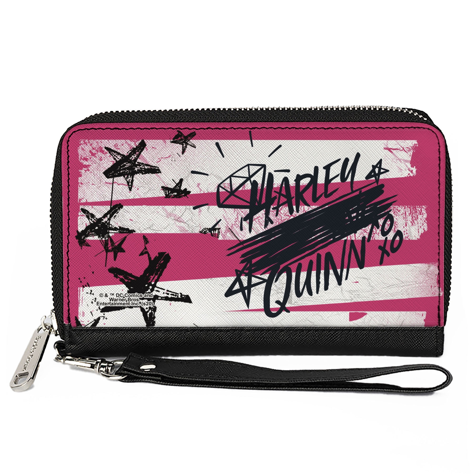 DC Comics Wallet, Zip Around, Birds of Prey Harley Quinn Diamond Stars ...