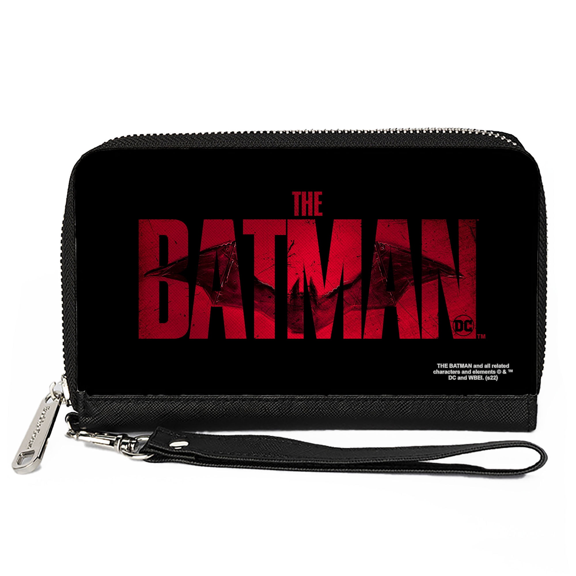 DC Comics Wallet, Zip Around, The Batman Movie Bat Title Weathered ...