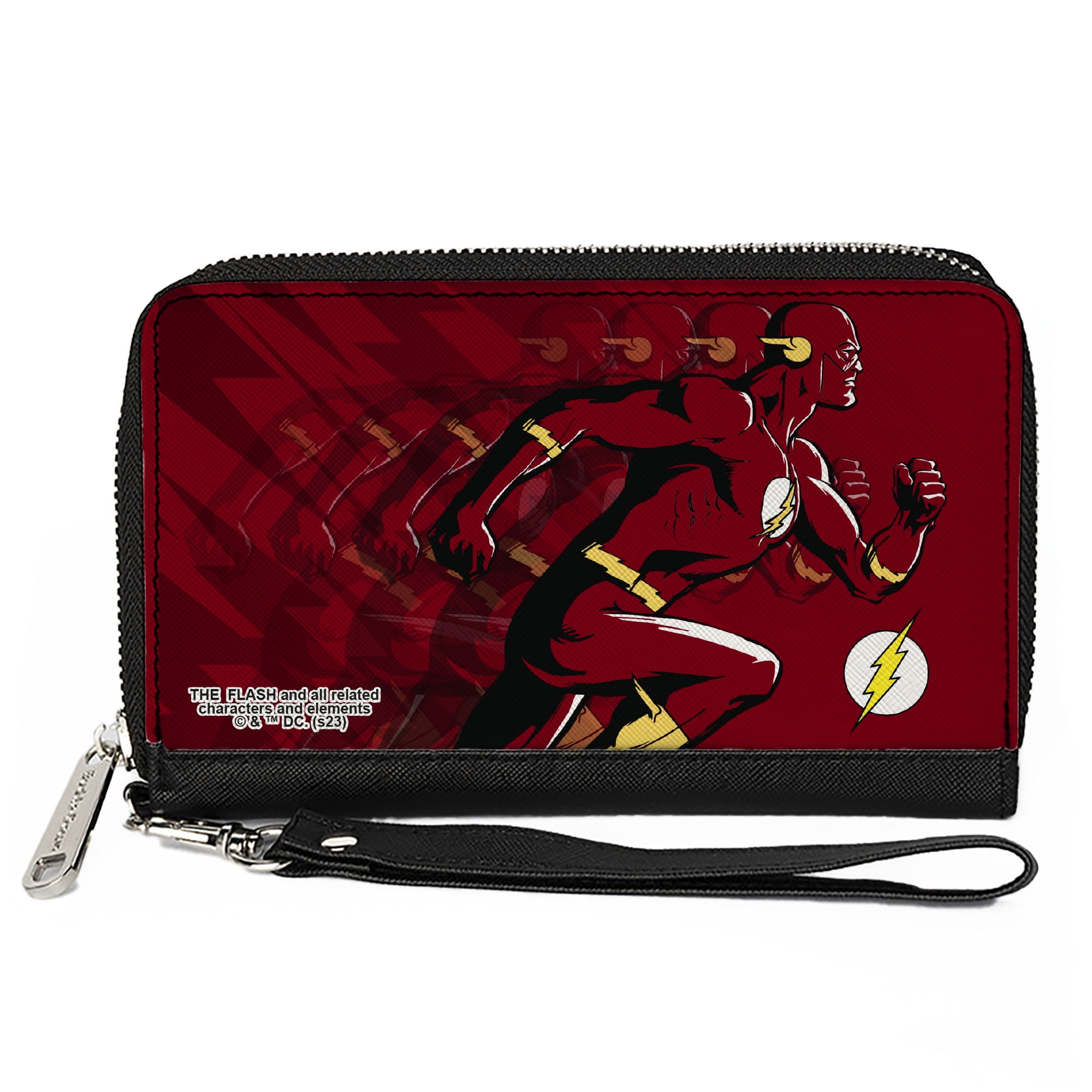 DC Comics Wallet, Zip Around, The Flash Running Pose and Bolt Trails ...