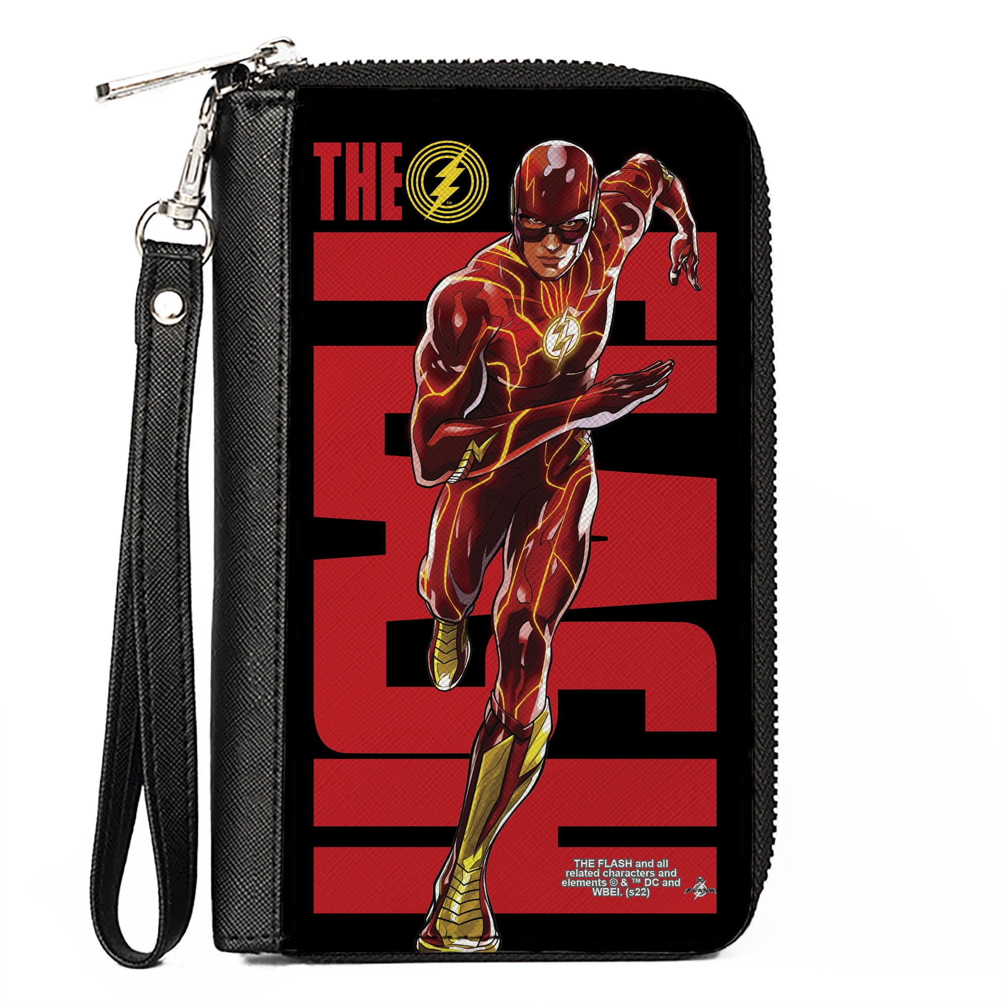 DC Comics Wallet, Zip Around, The Flash Title and Running Action Pose ...