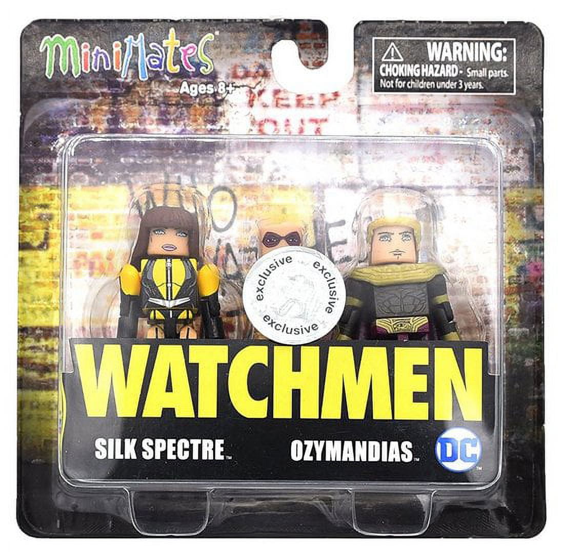 DC Comics Watchmen MiniMates Toys R Us Silk Spectre & Ozymandias Figure ...
