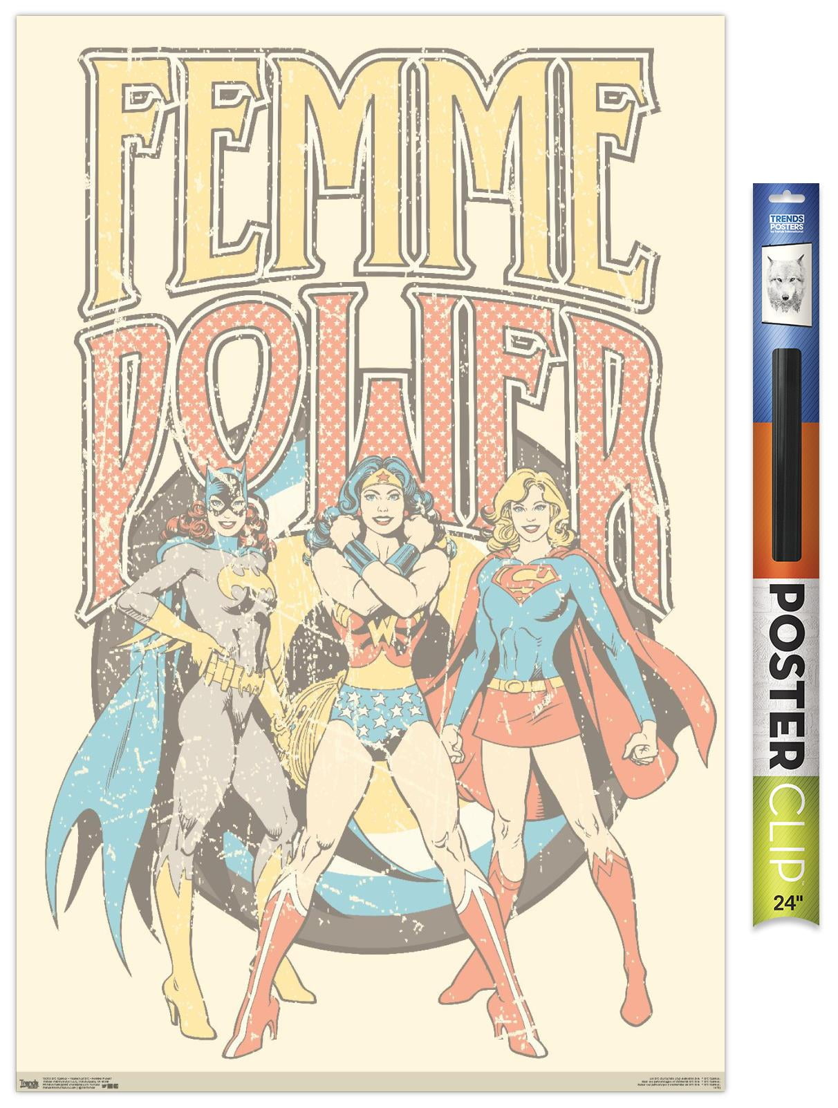 DC Comics - Women Of DC - Femme Power Wall Poster, 22.375" x 34 ...
