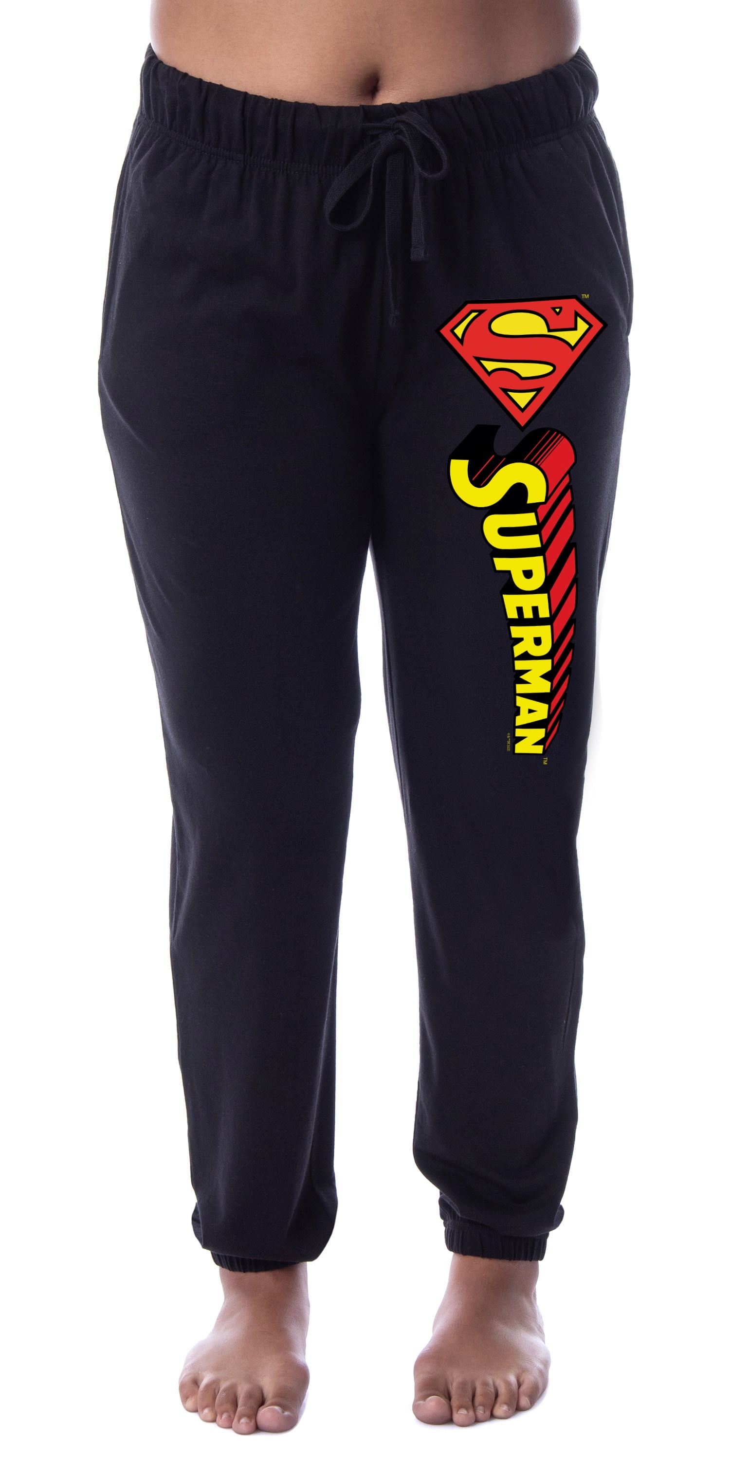 DC Comics Womens' Superman Logo Icon Classic Jogger Sleep Pajama Pants ...