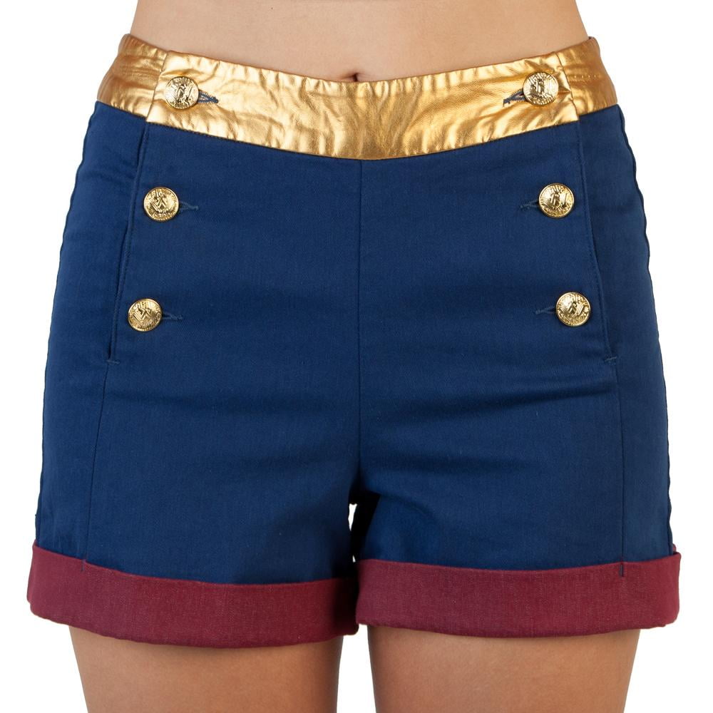 DC Comics Wonder Woman High Waisted Shorts-Large - Walmart.com