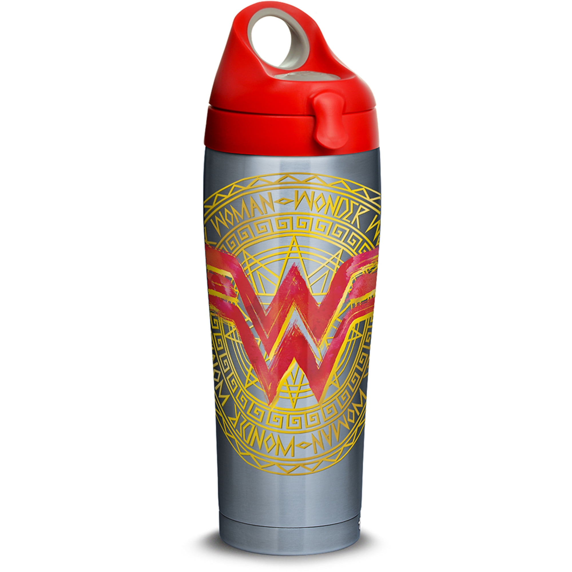 DC Comics Wonder Woman Icon 24 oz Stainless Steel Water Bottle with lid ...