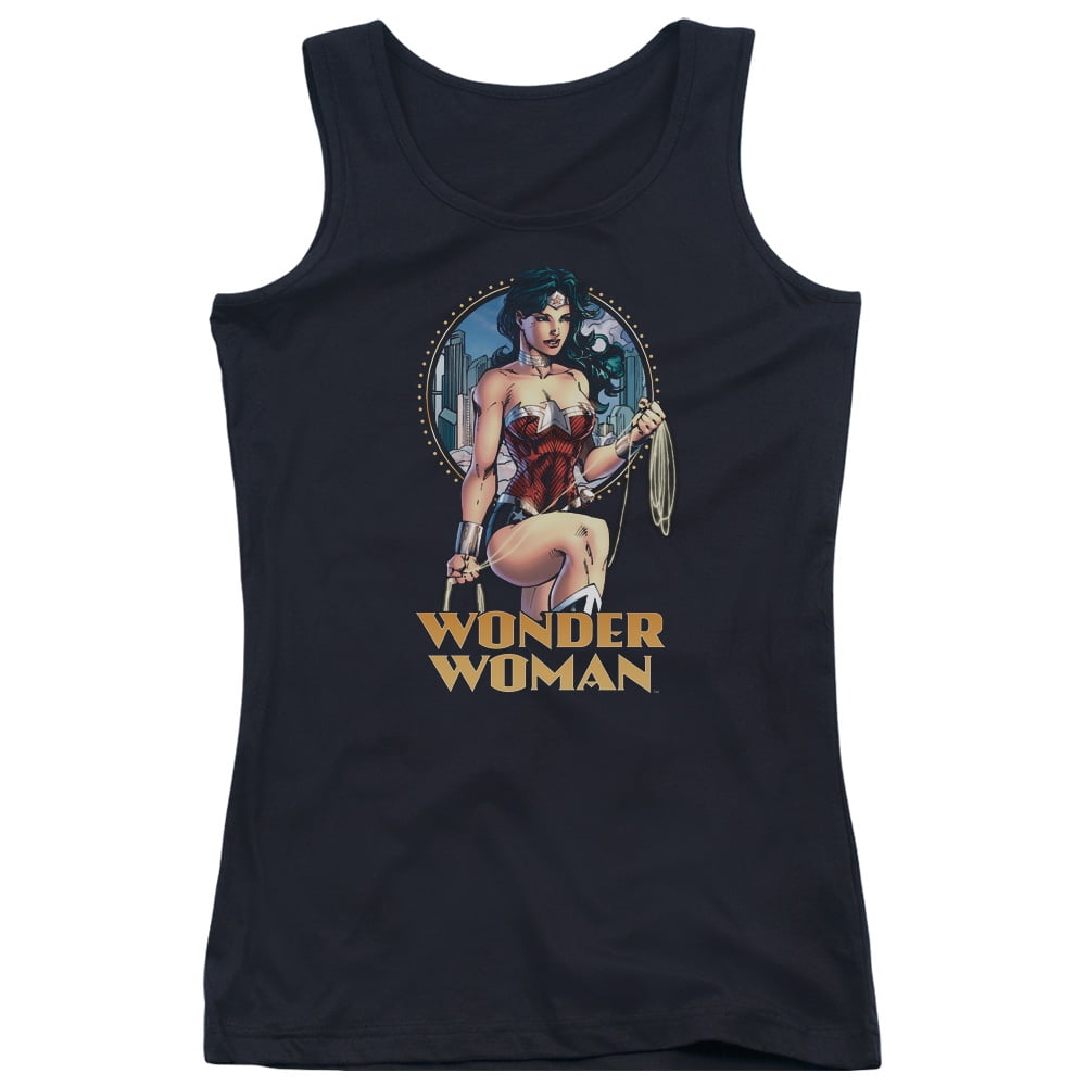 DC Comics Wonder Woman Lasso Hook Juniors Tank Top Shirt - Walmart.com
