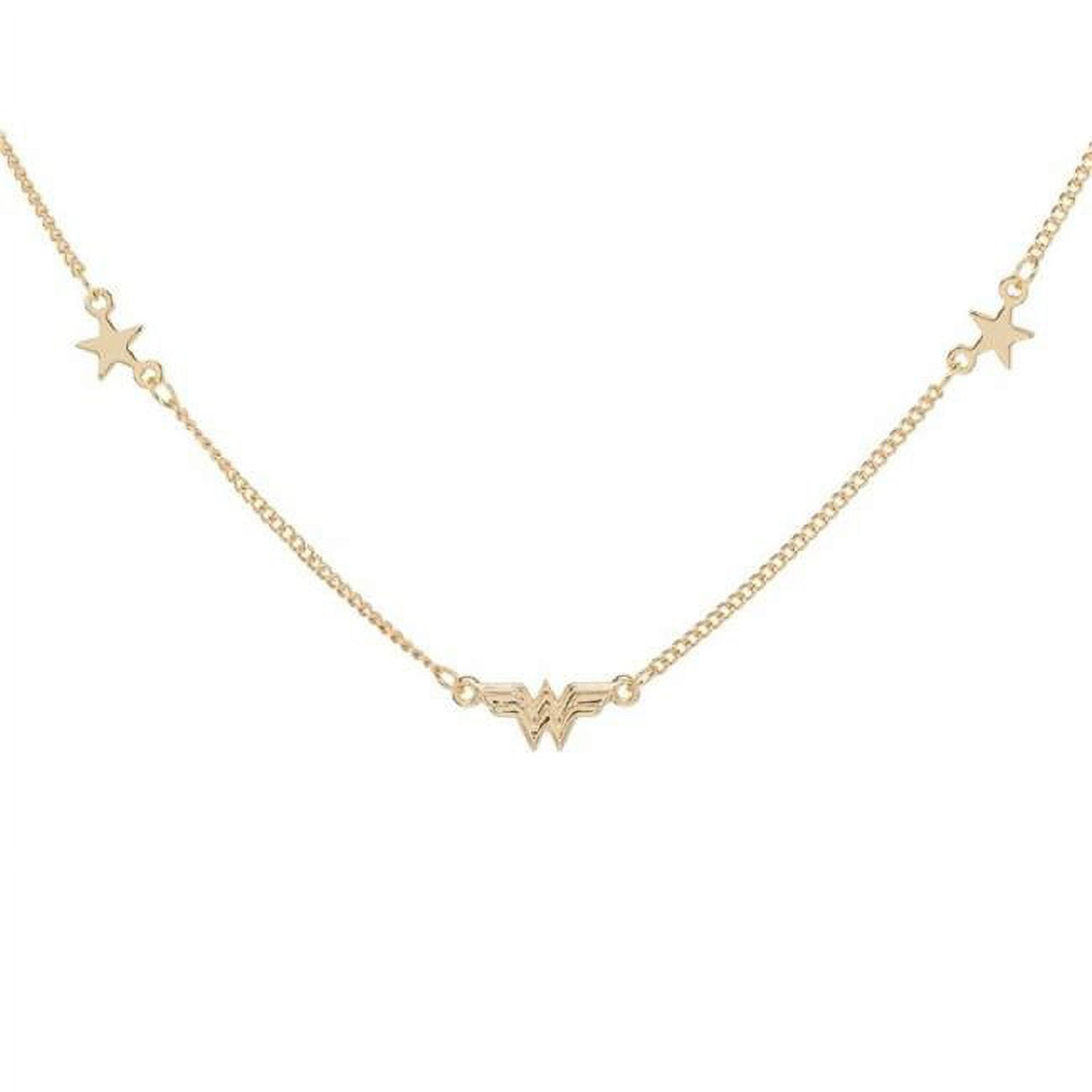 DC Comics Wonder Woman Logo Petite Charm Necklace - Walmart.com