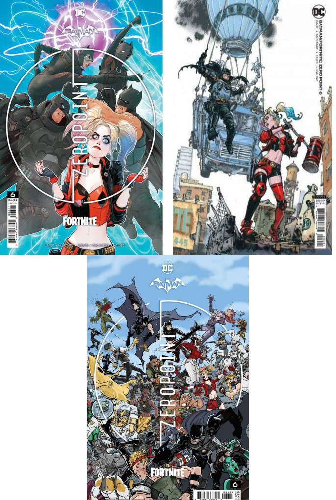 DC Comics Zero Point #6 Main Cover & 2 Variants Set of 3 Comic Books ...