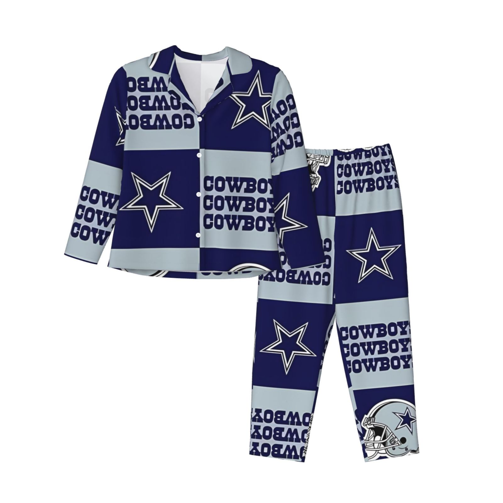 DC_Cowboys Women pyjamas set Fall-Winter lounge sets for Mens Couple ...