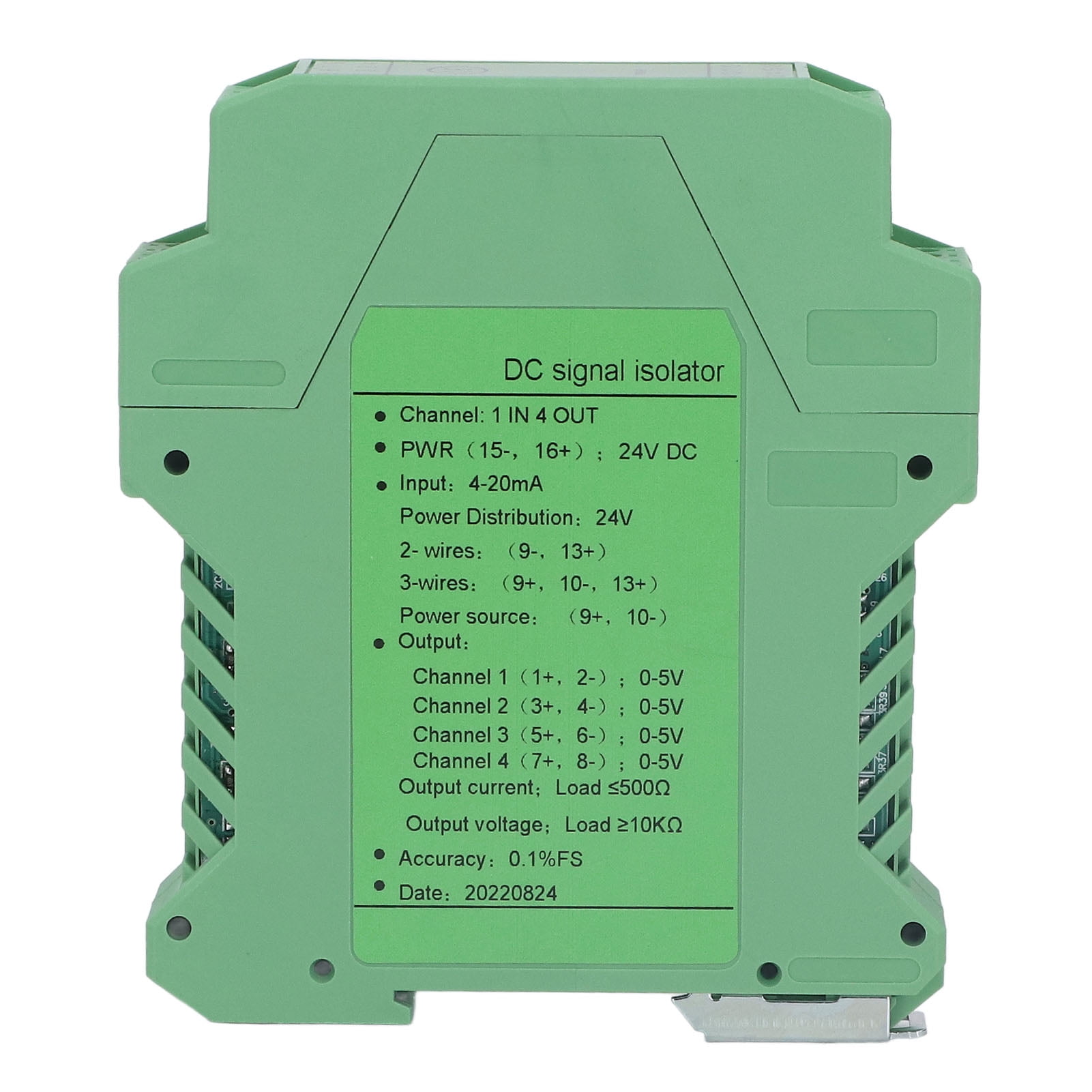DC Current Signal Isolator 1 In 4 Out PLC Transmitter Conditioner for ...