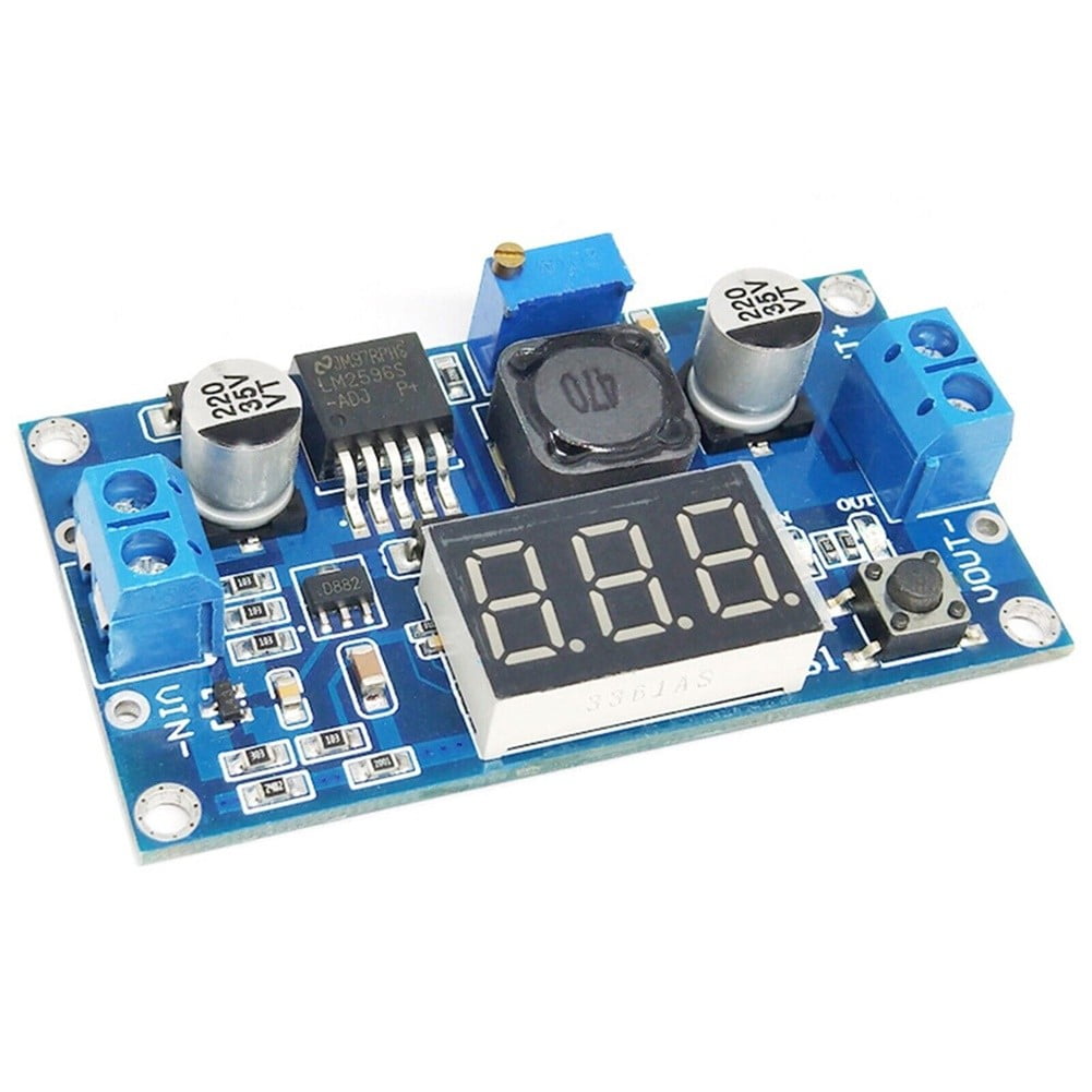 DC-DC 1.25V-35V LM2596 Power Converter Step Down Module Adjustable Step ...
