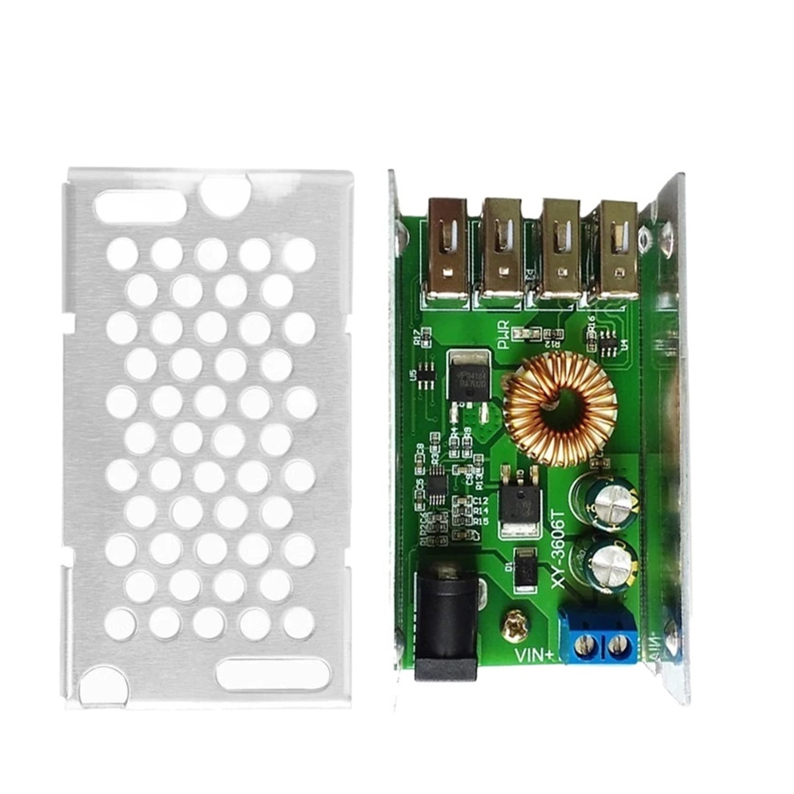 DC-DC 9V 12V 24V 36V To 5V Step Down Board 5A 4 USB Output Buck ...