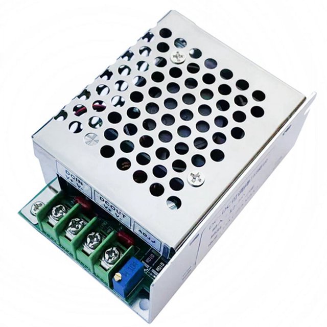 DC-DC Adjustable Step-Down High Power with Case Vehicle Wind Solar 12-75V Regulated Power Supply ...