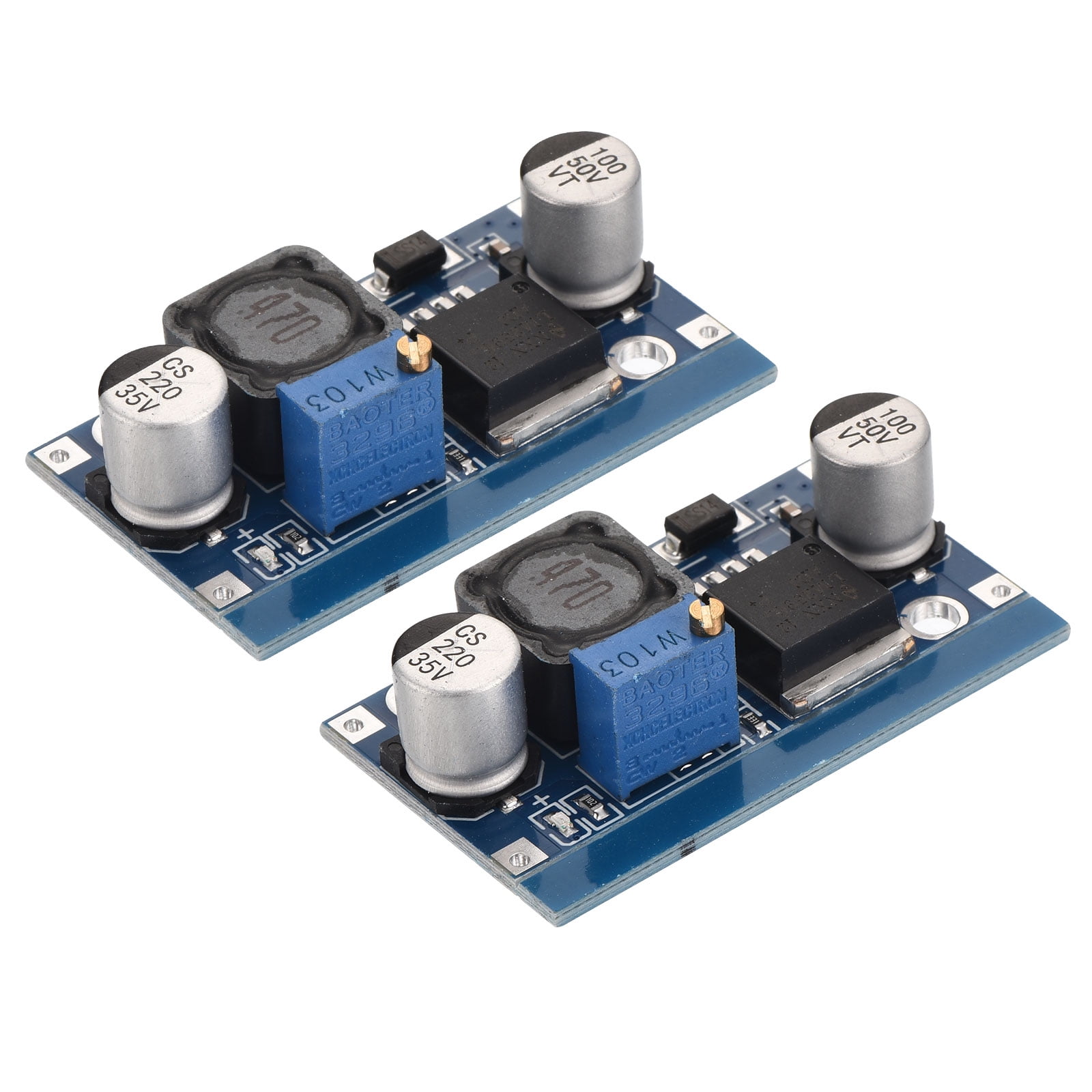 DC-DC Buck Converter Voltage Regulator Adjustable Buck Module LM 2596 4 ...