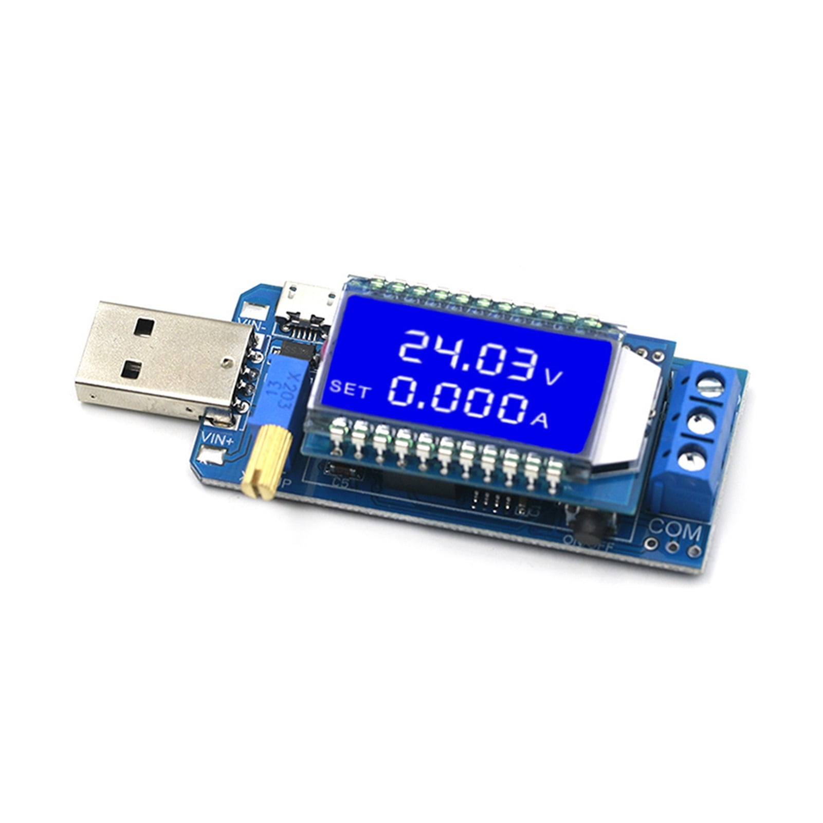 DC-DC CNC USB buck-boost power supply voltage regulator module 5V to 3.3V 9V 12V 24V desktop ...