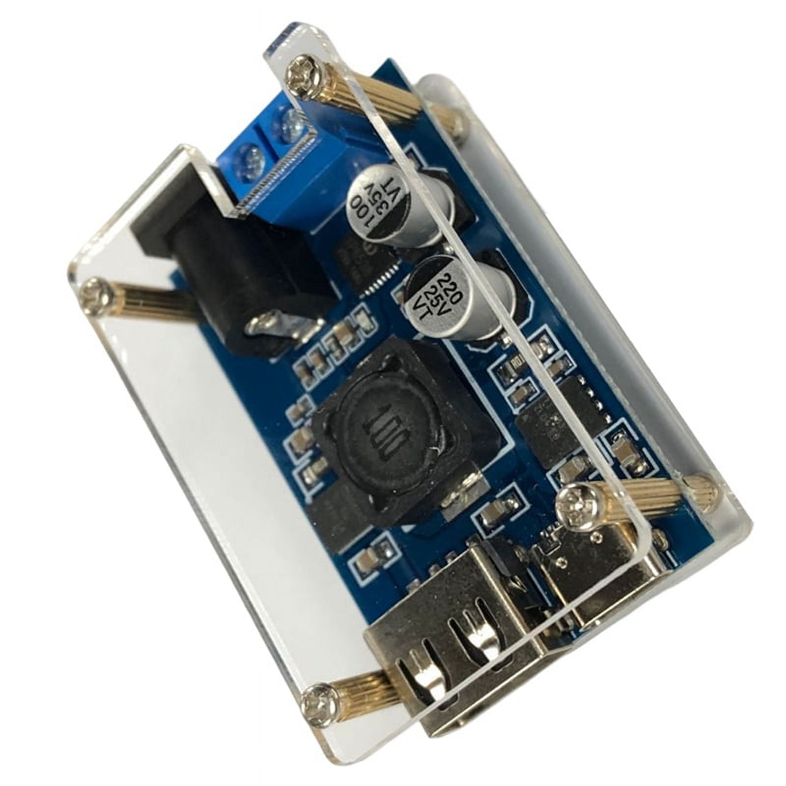 DC-DC Car Step-Down to QC3.0 Smartphone Fast Charger PD3.0 Multi ...