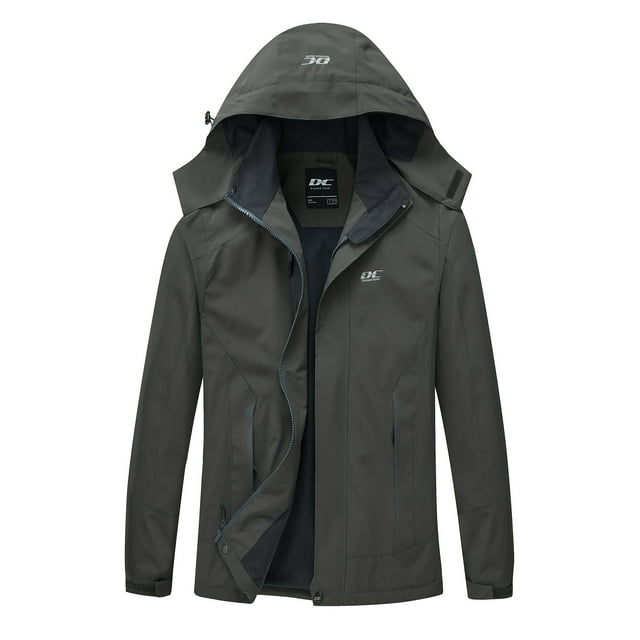 DC Diamond Candy Men's Hooded Waterproof Jacket Lightweight Rain Jacket ...