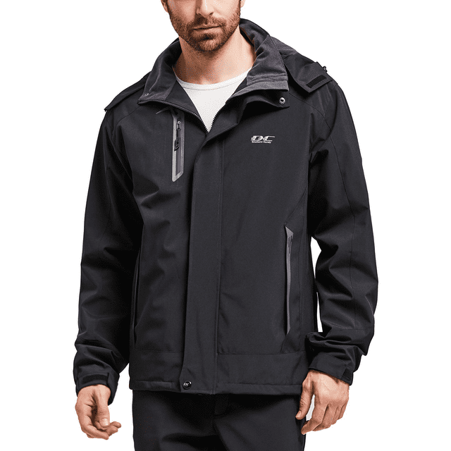 DC Diamond Candy Men's Winter Hooded Waterproof Jacket, Lightweight ...