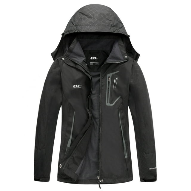 DC Diamond Candy Women's Waterproof, Windproof Rain Jacket with Hood ...