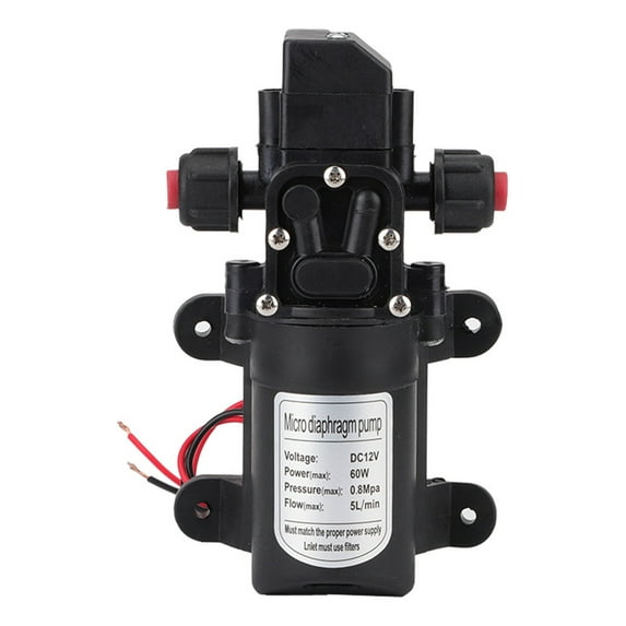 DC Diaphragm Pump, 12V, Water, High Pressure, 116 PSI, Au - Walmart.com