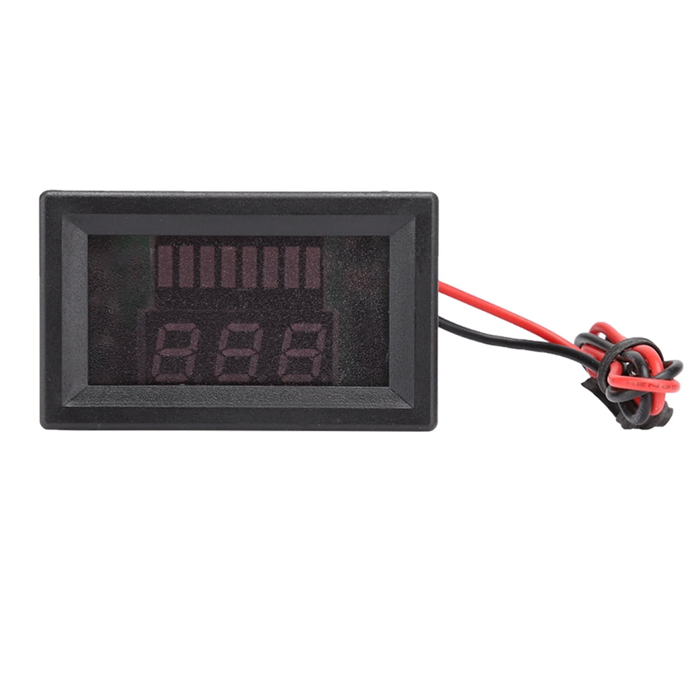 DC Digital Electric Equipment Voltage Meter Display Lithium Battery ...