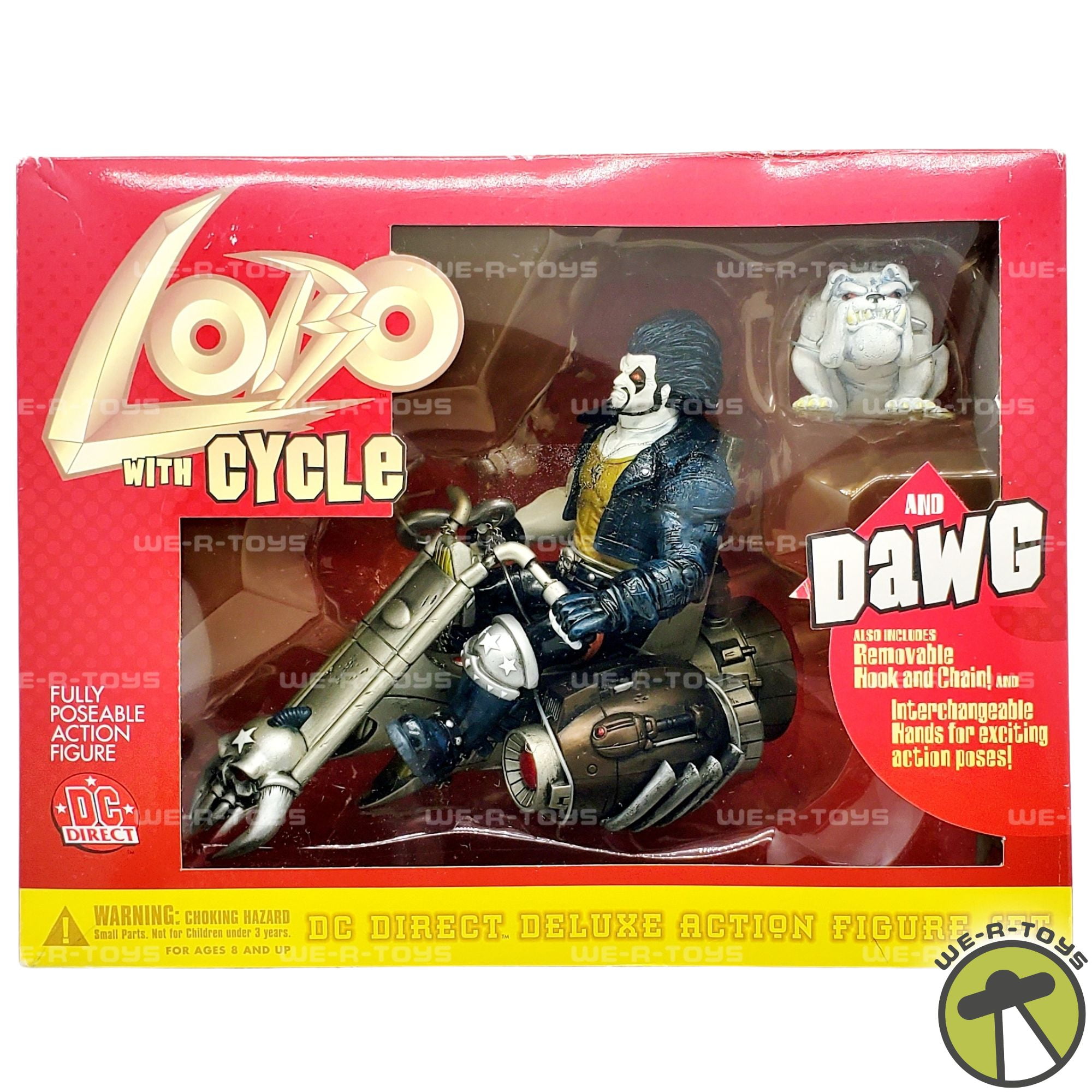 DC Direct Lobo with Cycle and Dawg Deluxe Action Figure Set - Walmart.com
