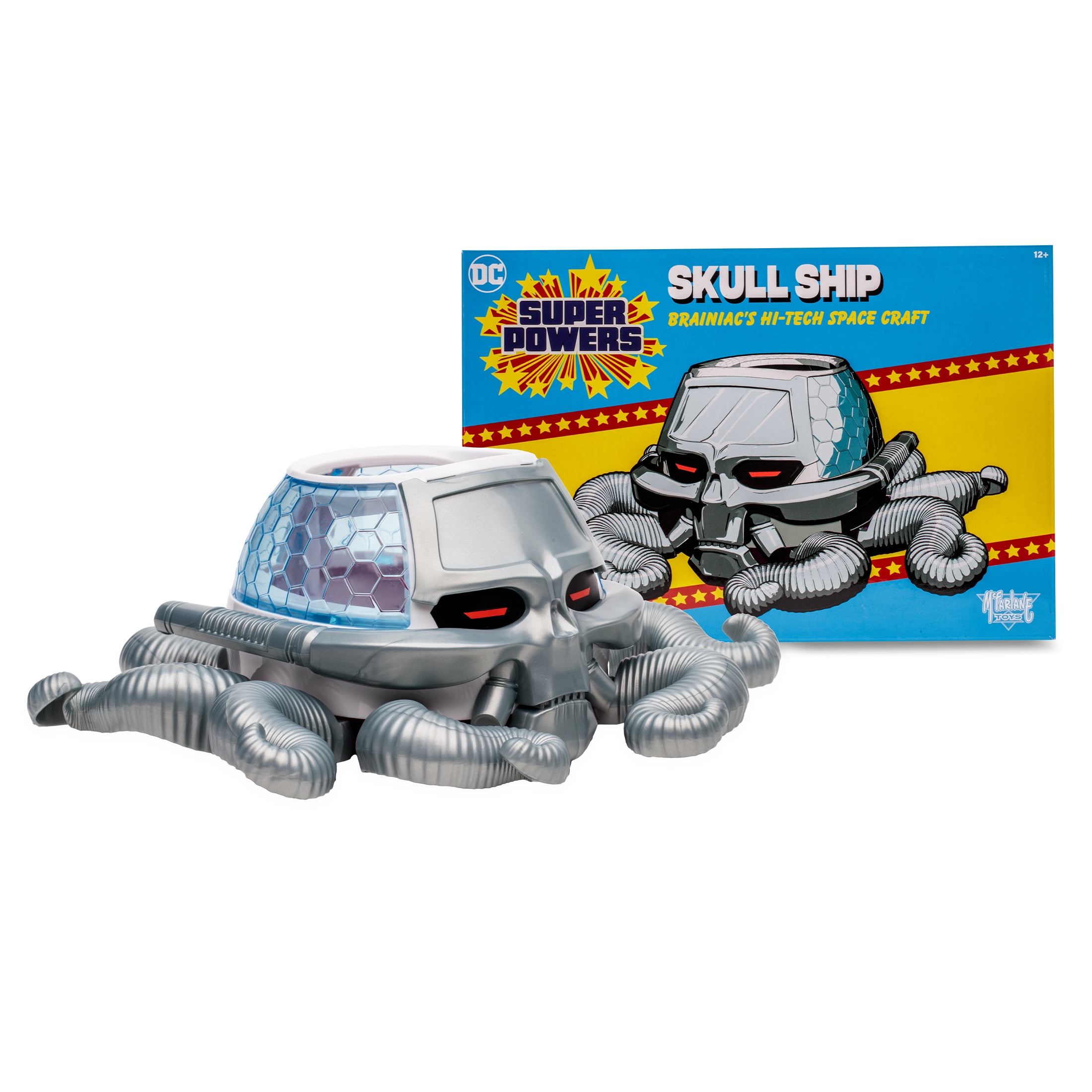 DC Direct - Super Powers Vehicles - Brainiacs Skull Ship - Walmart.com