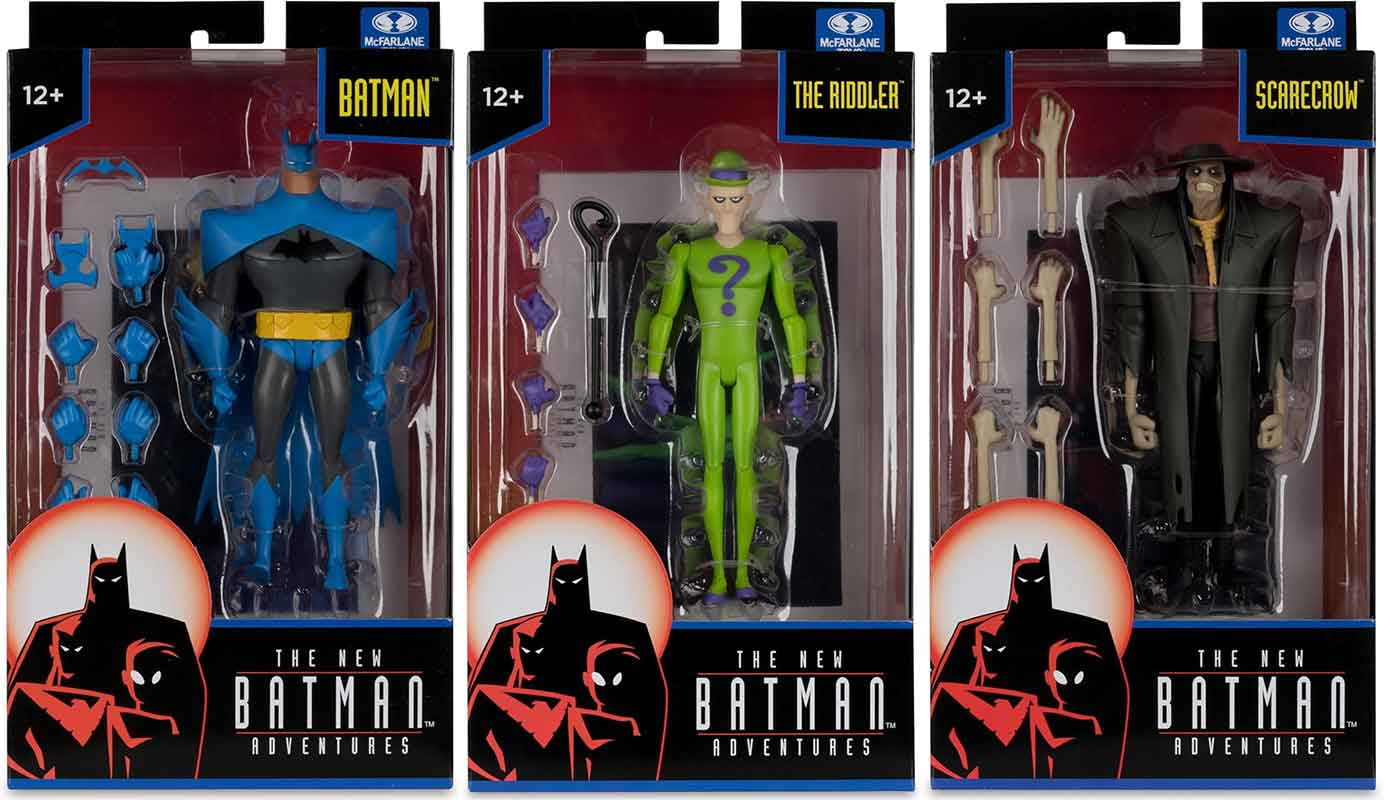 DC Direct The New Batman Adventures 6 Inch Action Figure Wave 4 - Set ...