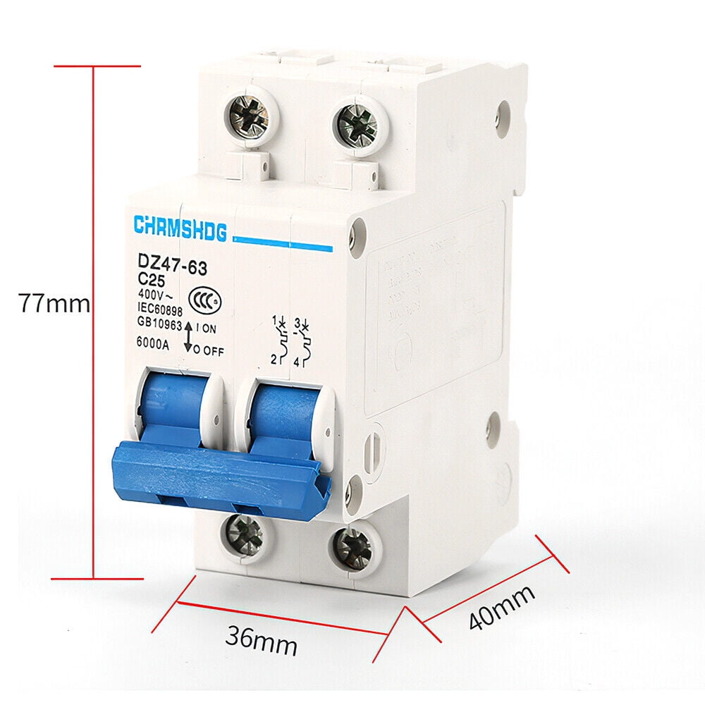 DC Disconnect Switch, Miniature Circuit Breaker with Thermal Magnetic ...