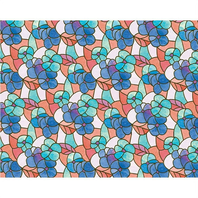 DC Fix Pansies Blue Window Film - Walmart.com