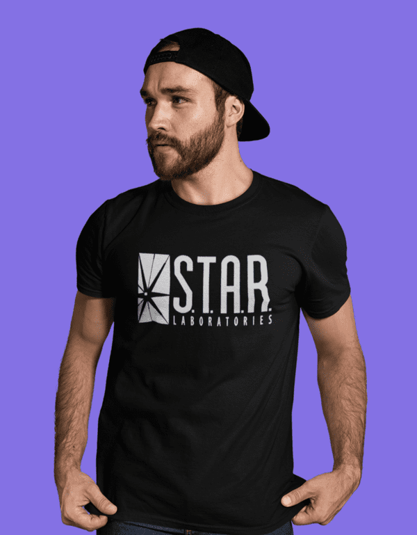 DC Flash TV Series STAR Labs Logo Men's T-Shirt - Walmart.com