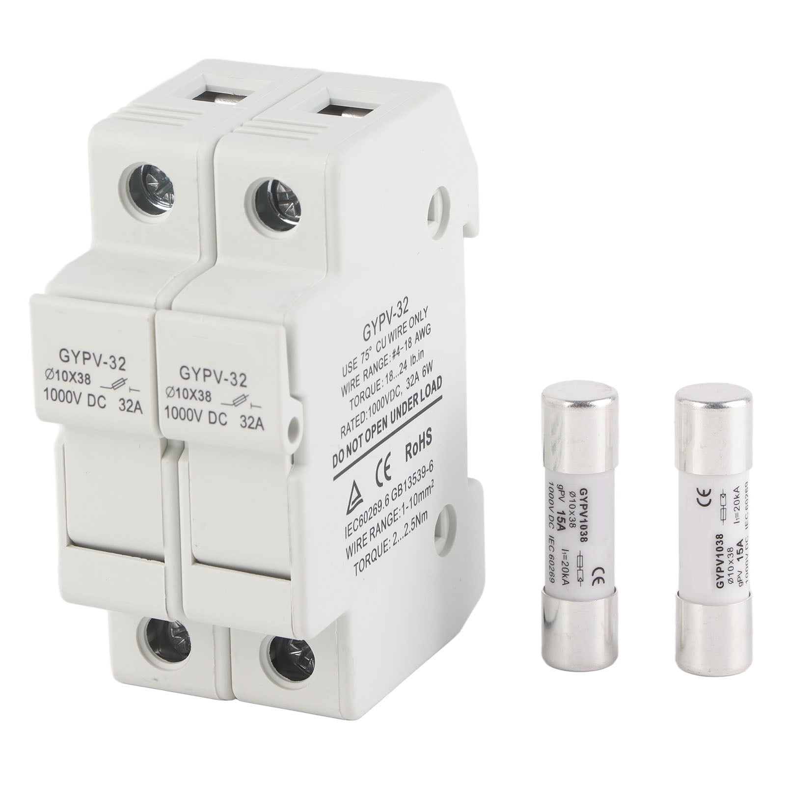 DC Fuse ,Solar DC1000V PV Fuse, 15A Solar PV Fuse Short Circuit ...